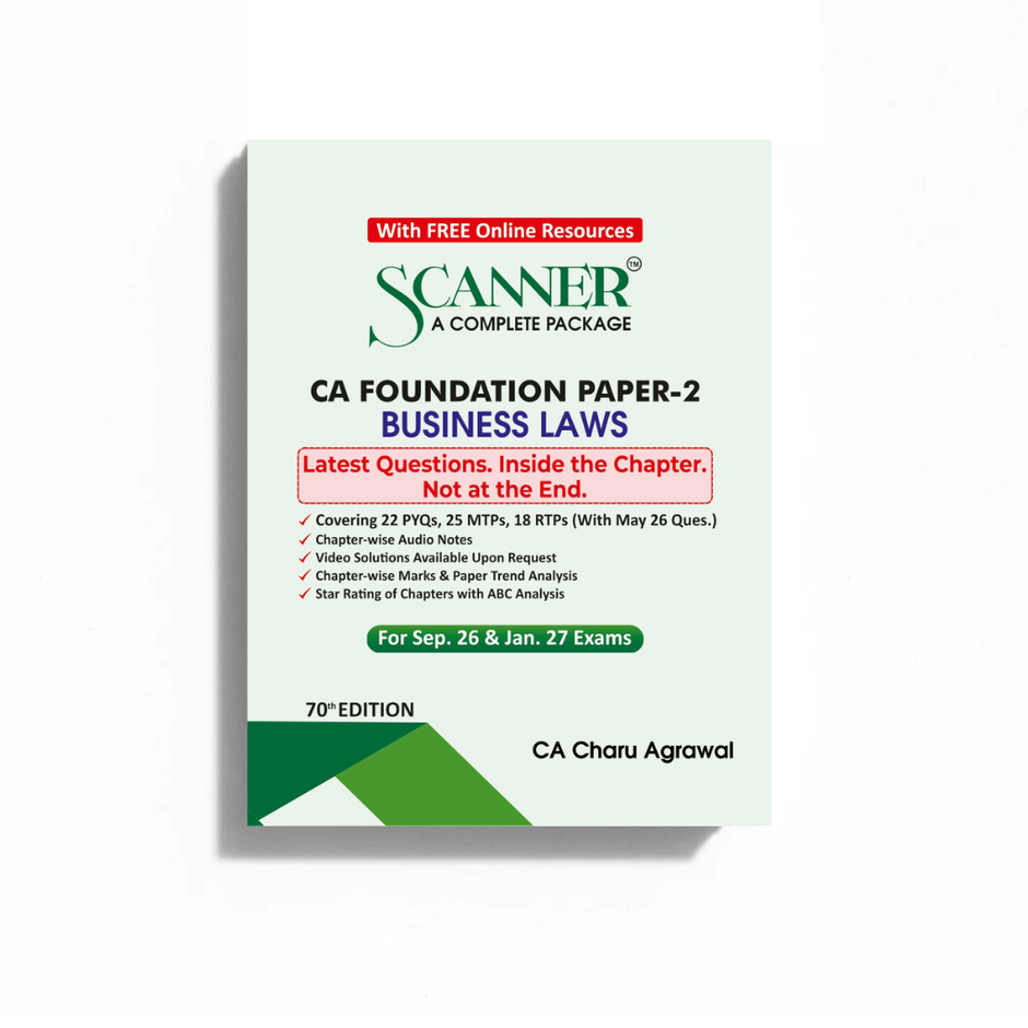 CA Foundation Books & Solved Papers by ScannerAdda - best preparation