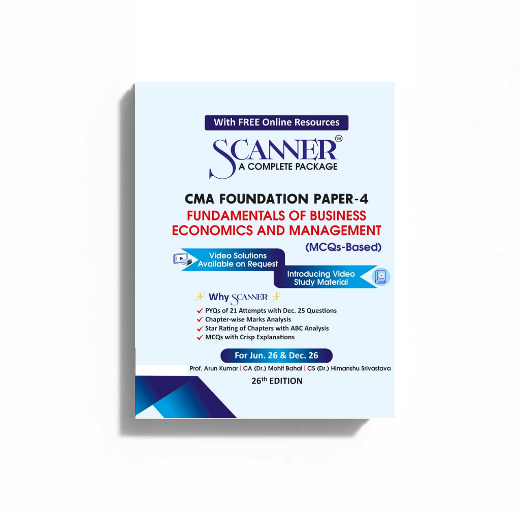 Buy CMA Final Books & Scanners – Group 3 & 4 | ScannerAdda