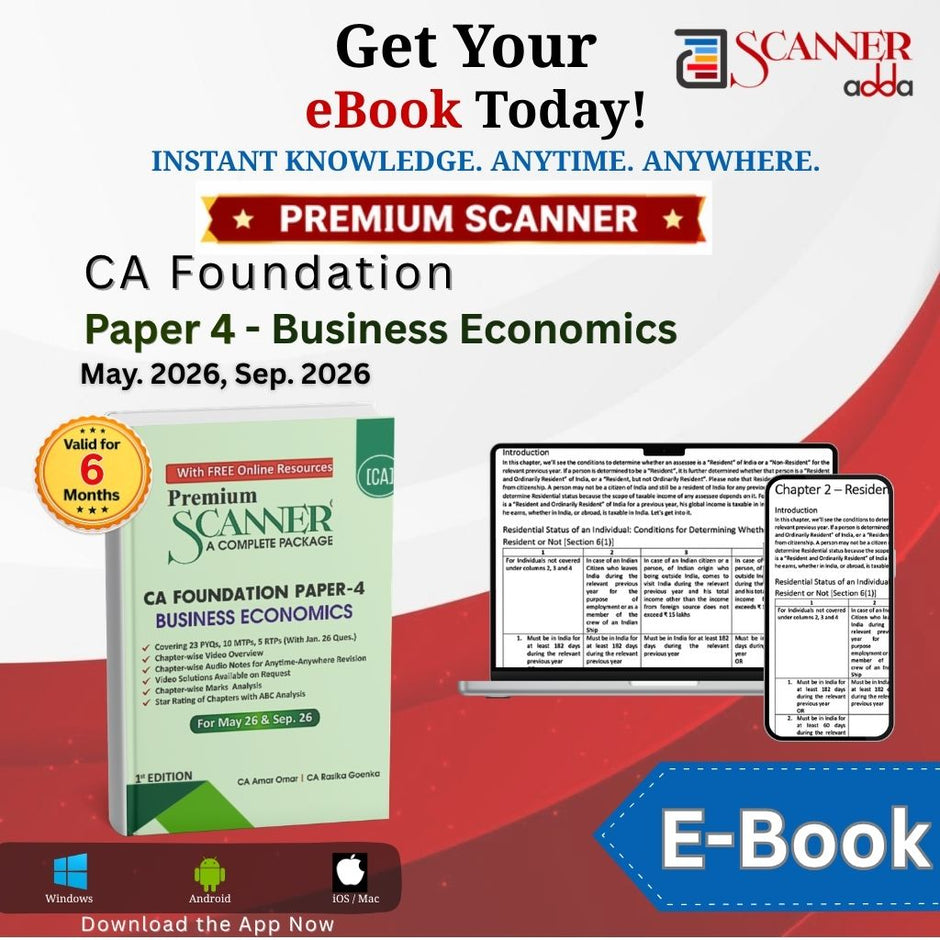 CA Foundation Books & Solved Papers by ScannerAdda - best preparation